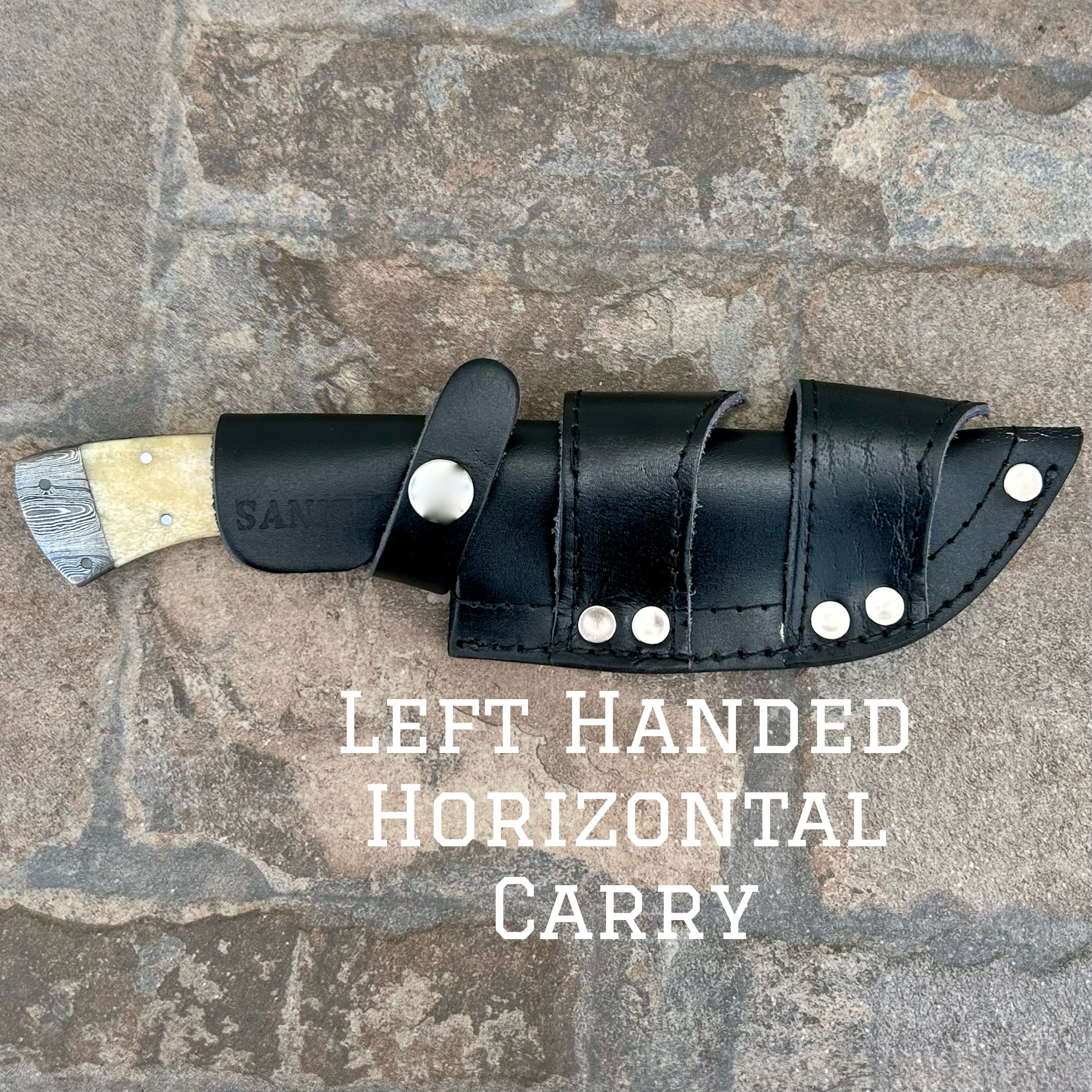 Left Handed Knives - Steel Biker Knives - Sanity Jewelry