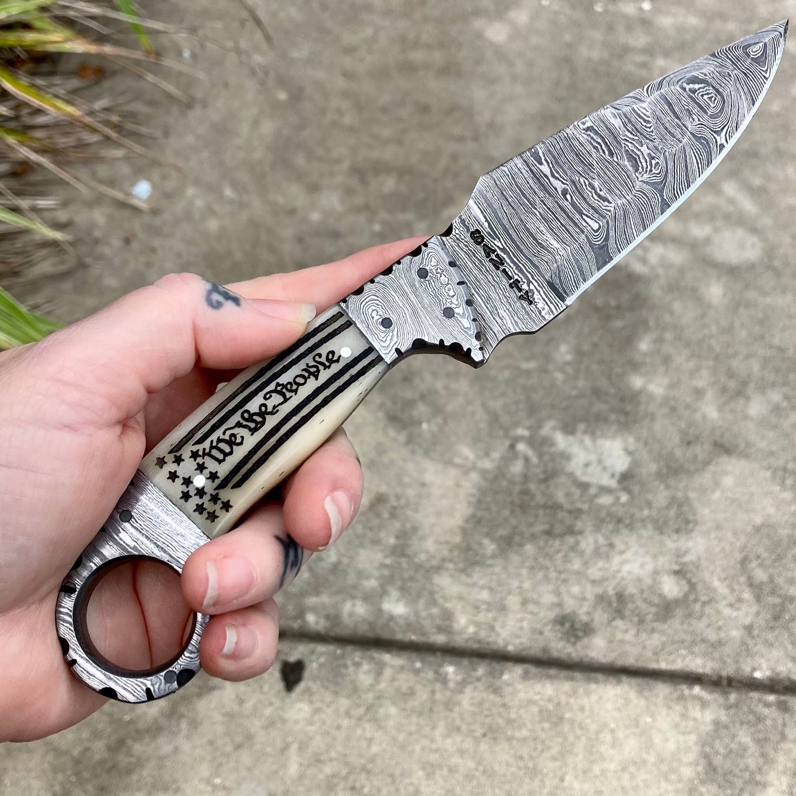 *PRESALE* Al Capone - "We The People" Camel Bone - Horizontal & Vertic