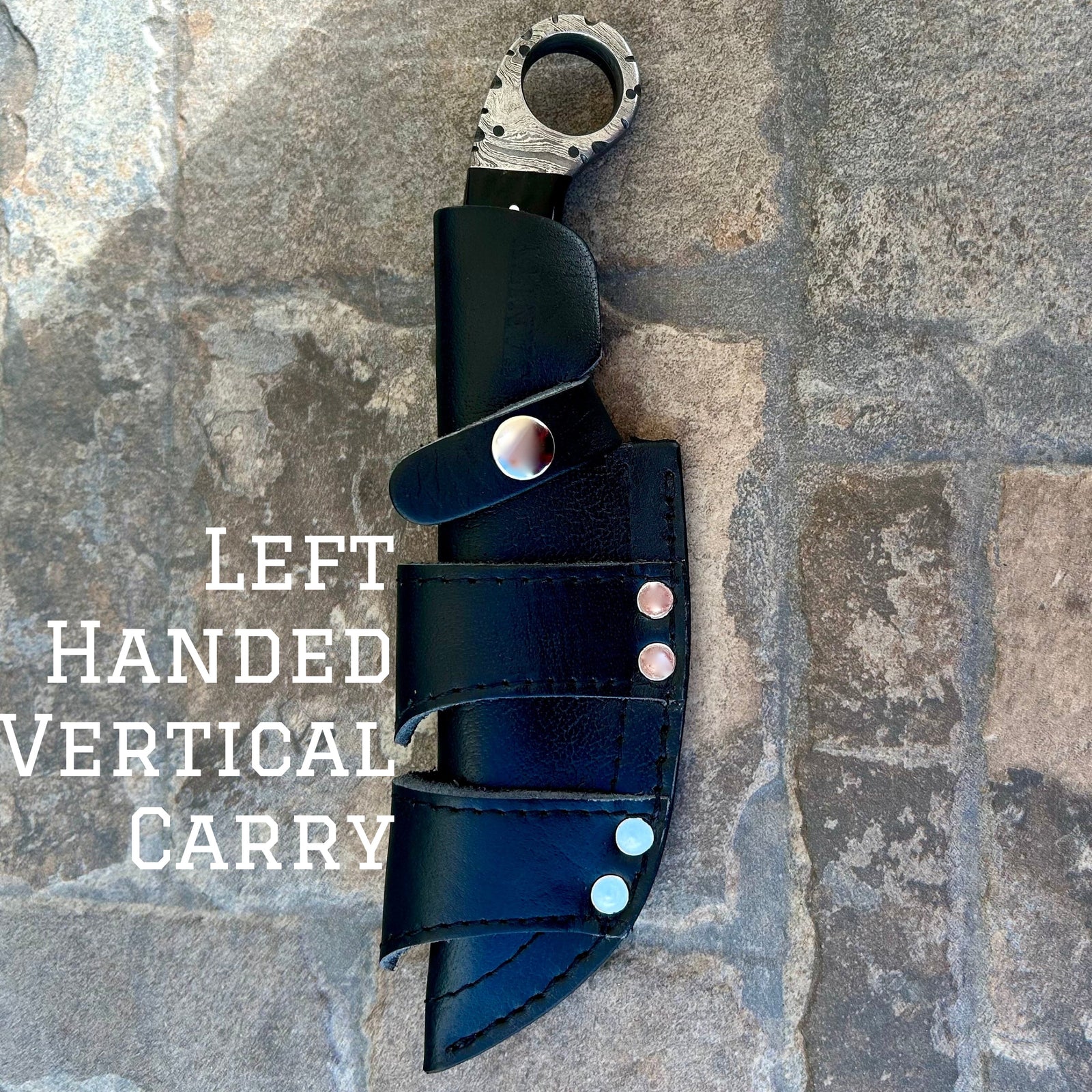 9” Al Capone - “We The People” Bone - Damacus - Horizontal & Vertical