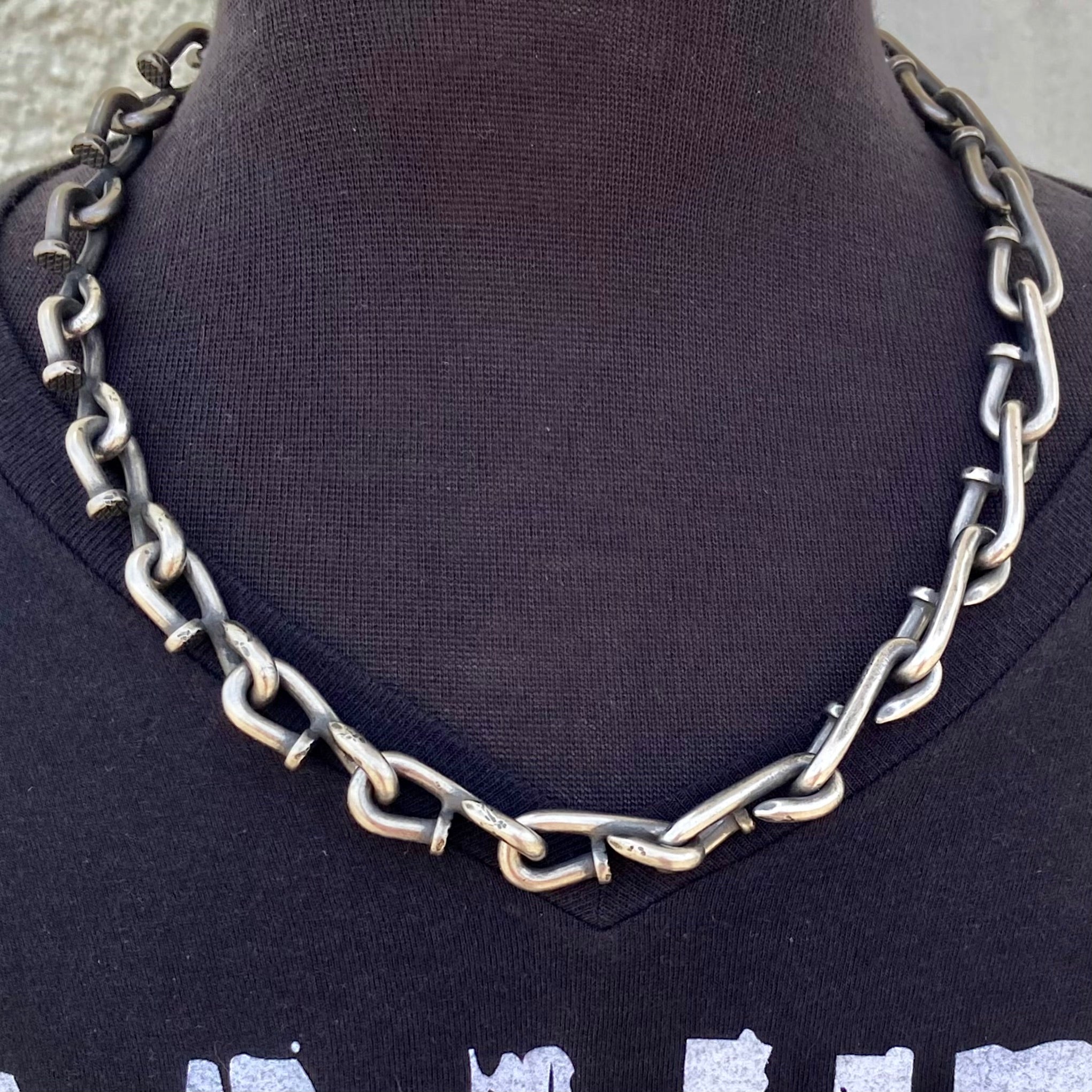 Nail Necklace - Galvanized - NN01