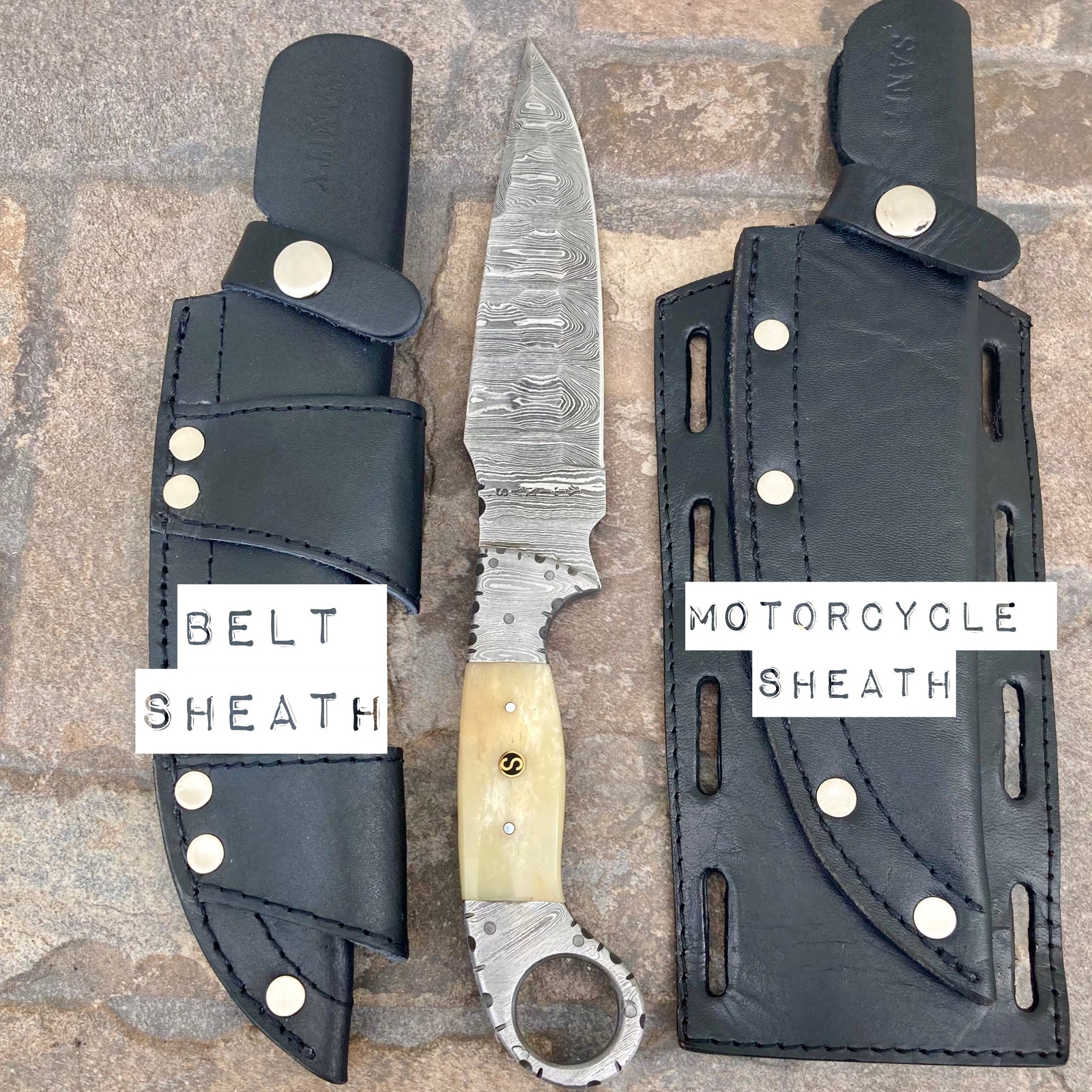 9” Al Capone - Bone - We The People - D2 Steel - Horizontal & Vertical