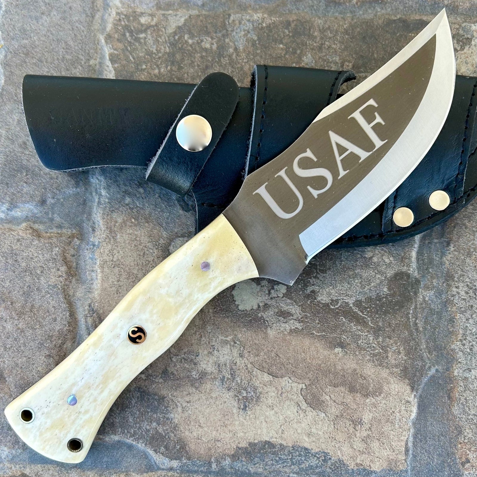 BUY 1 GET 1 FREE - 10” Rough Rider Series - USAF - Bone - D2 Steel - H