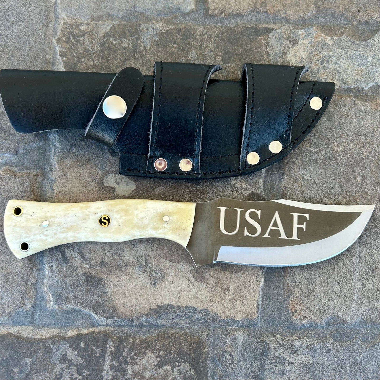 BUY 1 GET 1 FREE - 10” Rough Rider Series - USAF - Bone - D2 Steel - H