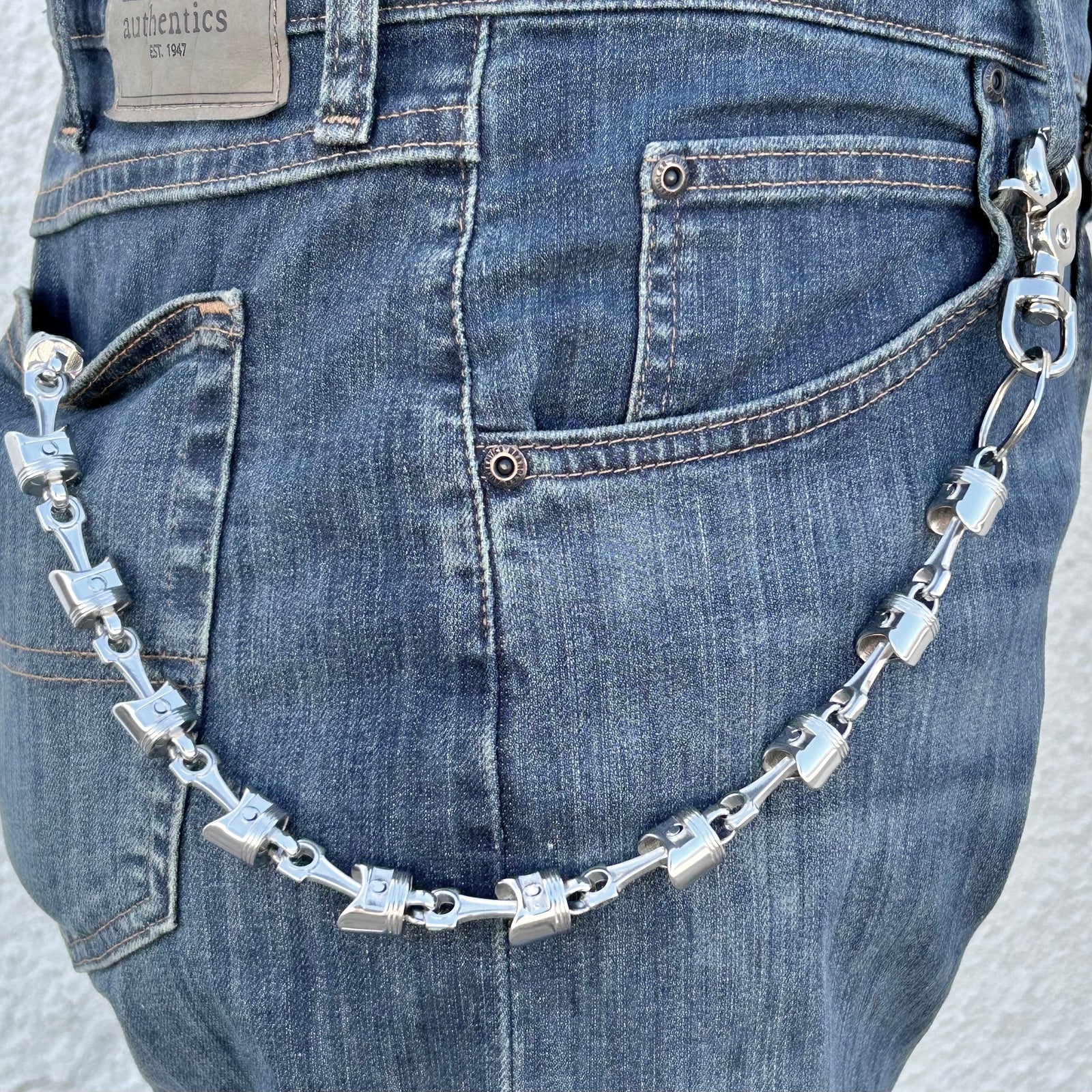 Piston - Polished - Wallet Chain - PN02