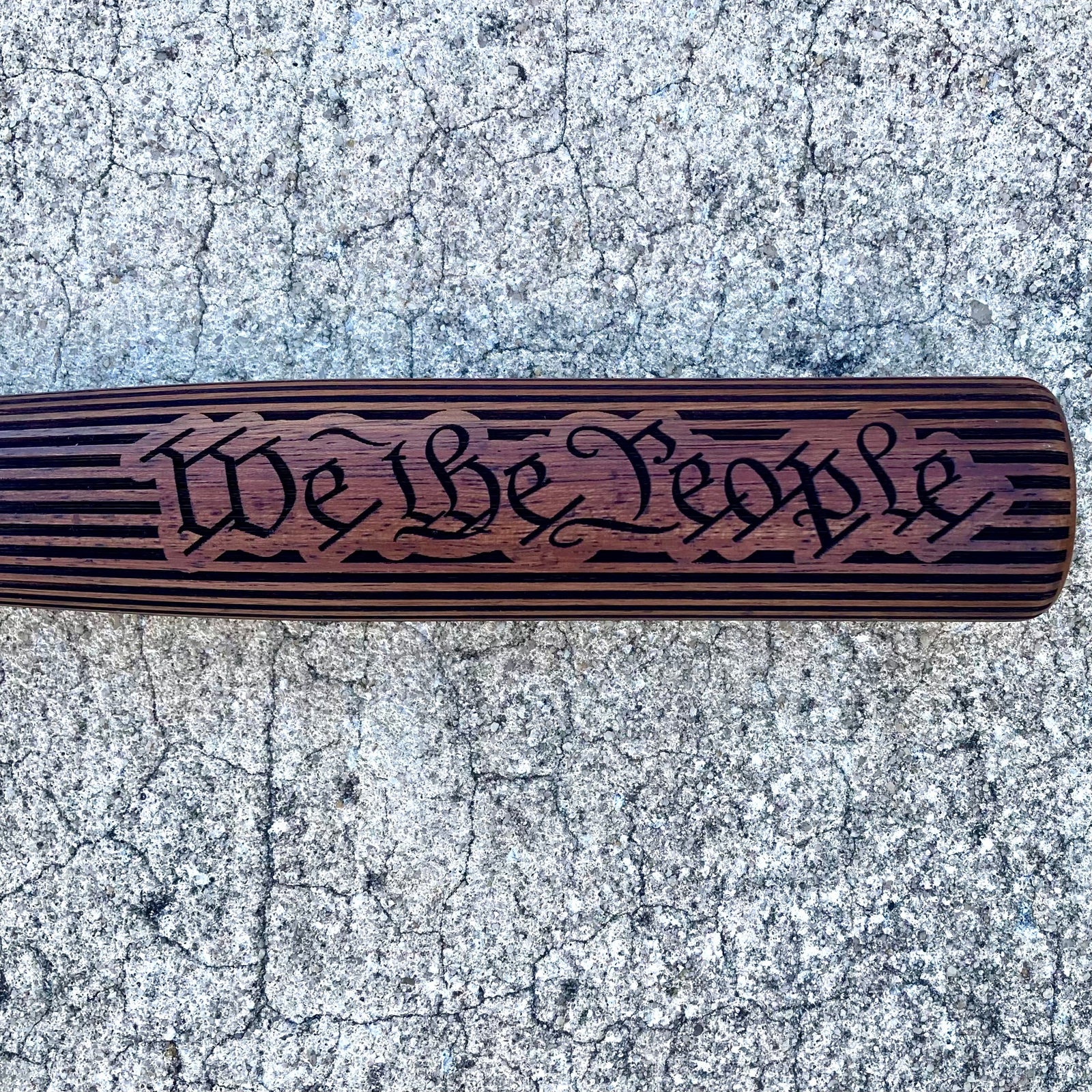18" Bootleggers Series - Wooden Tire Bat - We The People - WB01
