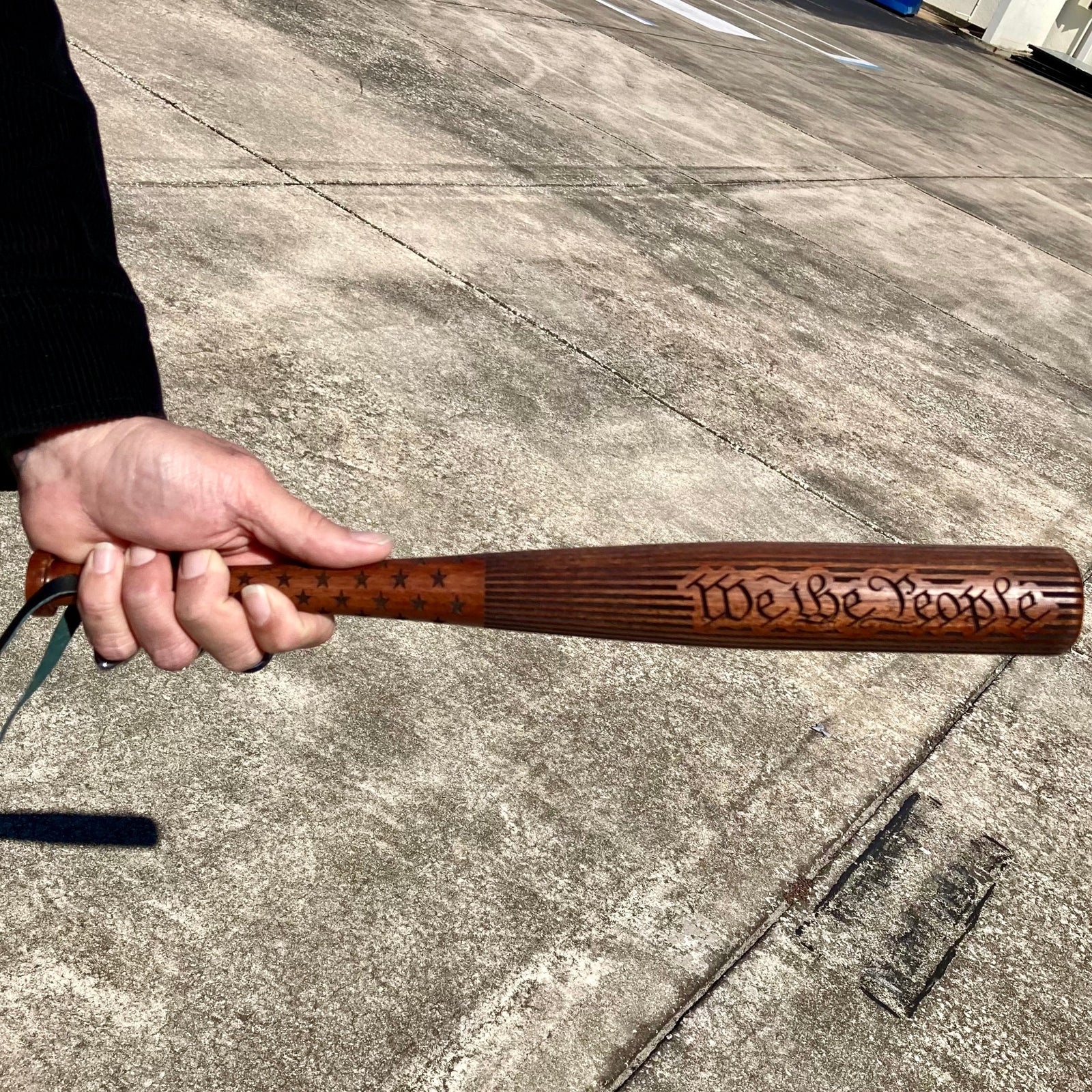 18" Bootleggers Series - Wooden Tire Bat - We The People - WB01