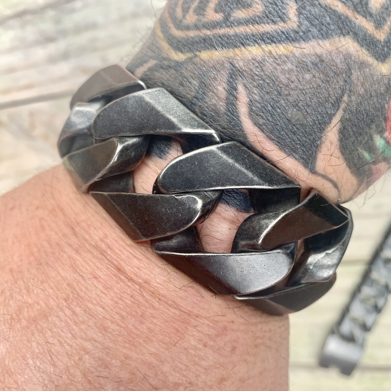 Bagger Bracelet | Gunmetal Stainless - The Classic | Sanity Jewelry